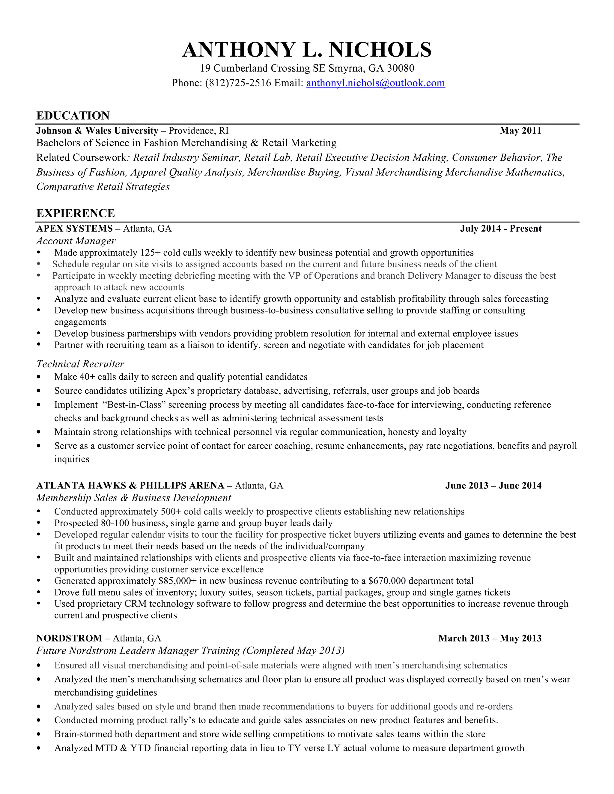 MerchRESUME2 | PDF