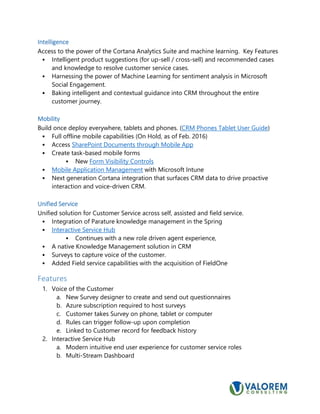 Microsoft Dynamics CRM 2016 Cliff Notes | PDF