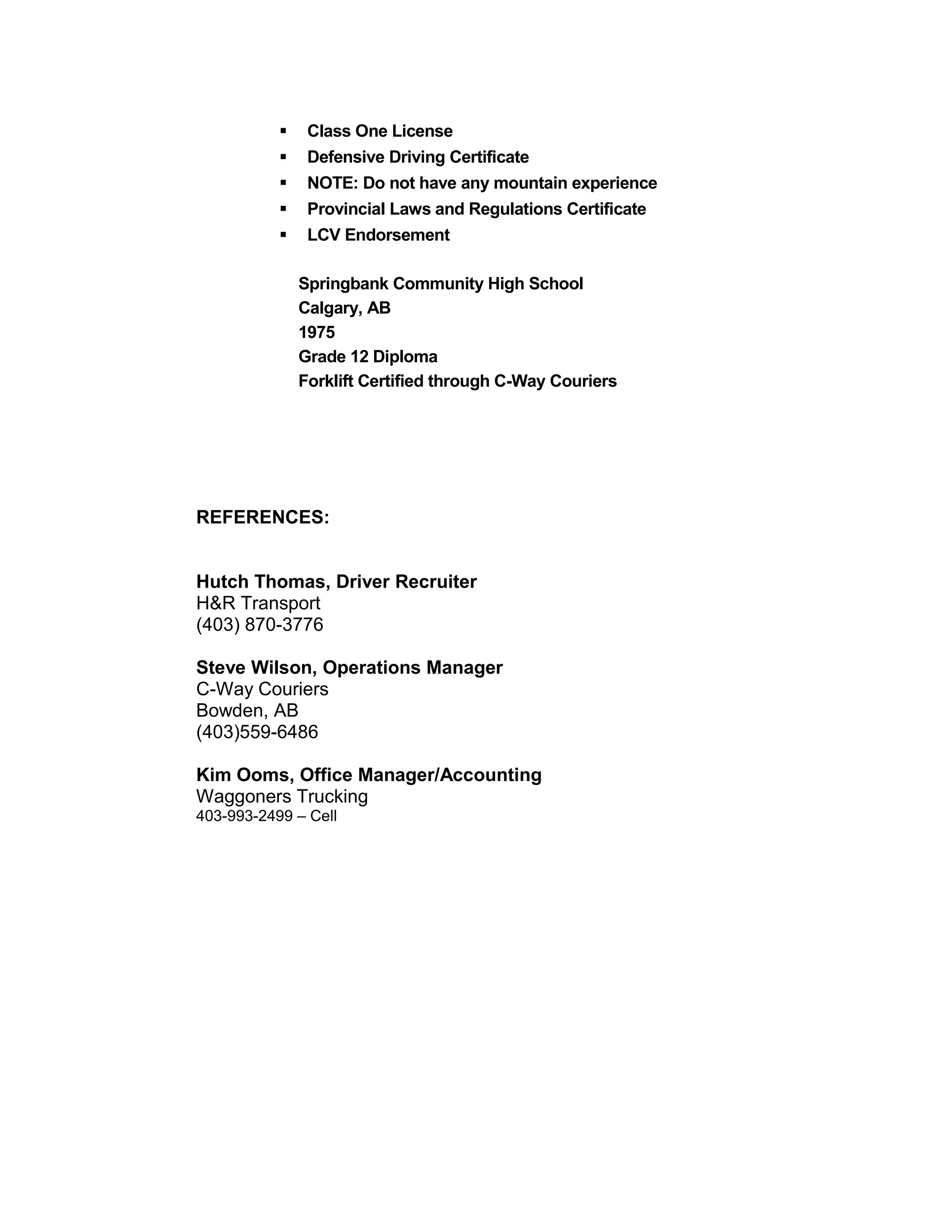 Darcy's resume2 | PDF