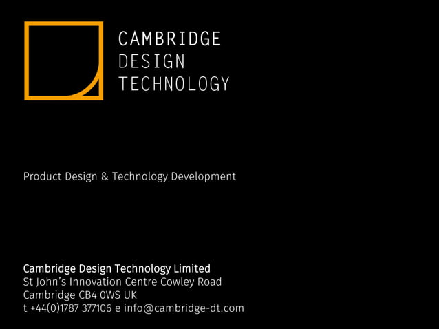 Cambridge Design Technology Presentation V2 | PPT