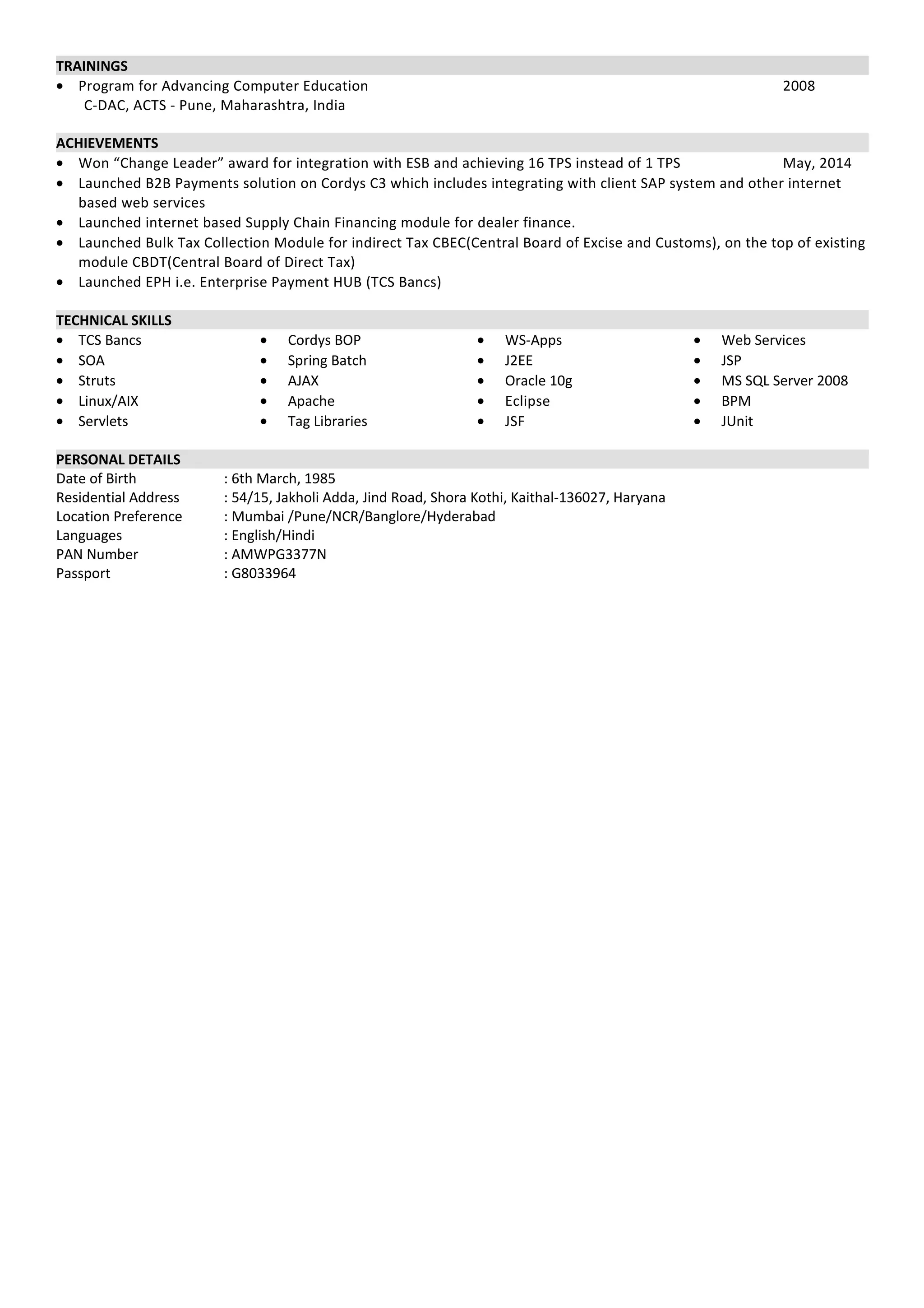 SandeepGargResume_27Dec2015 | DOC