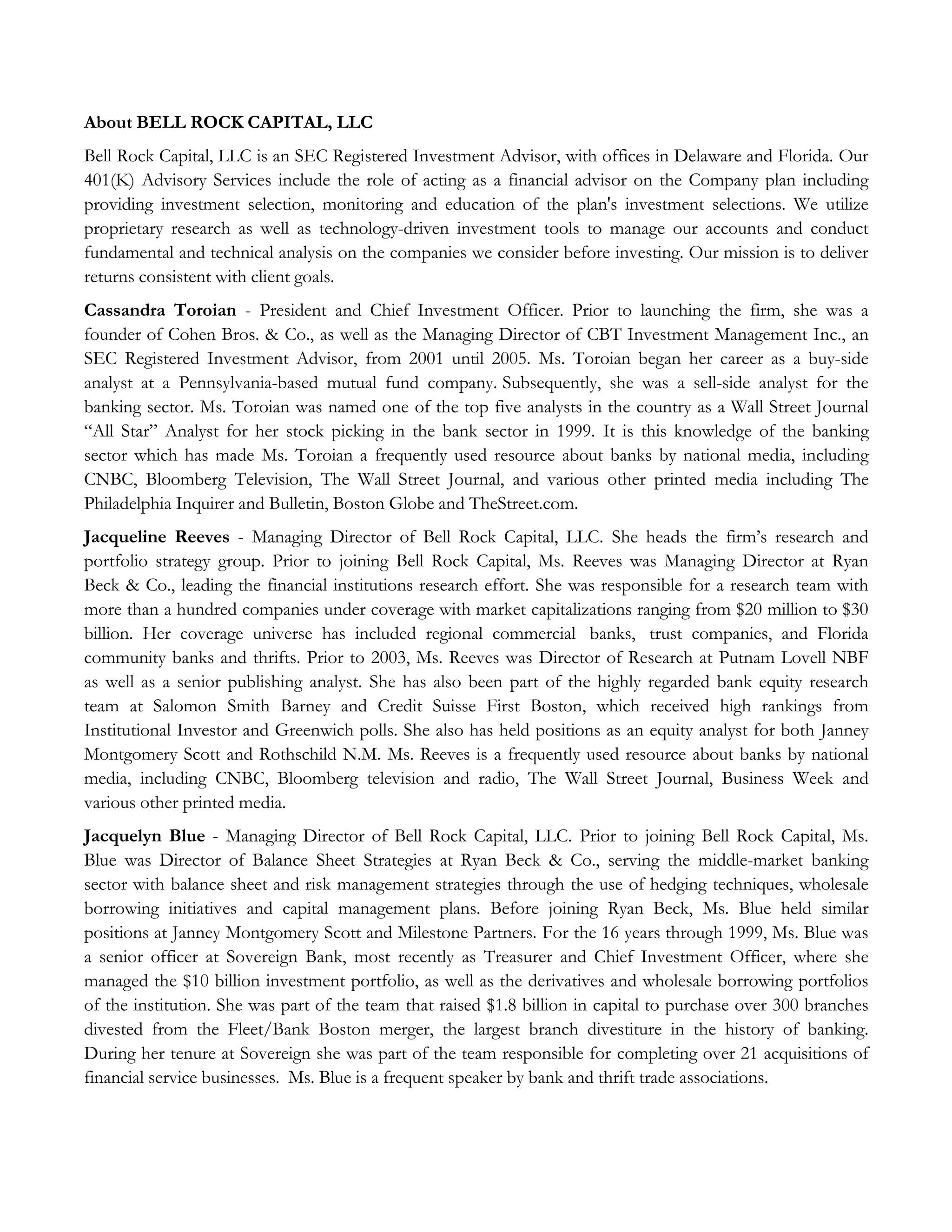 BRC 3(38) Brochure | PDF