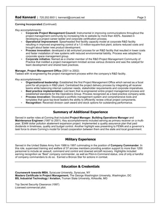 Rod Kennard Resume _Nov 2016_V2 | PDF | Sales | Business