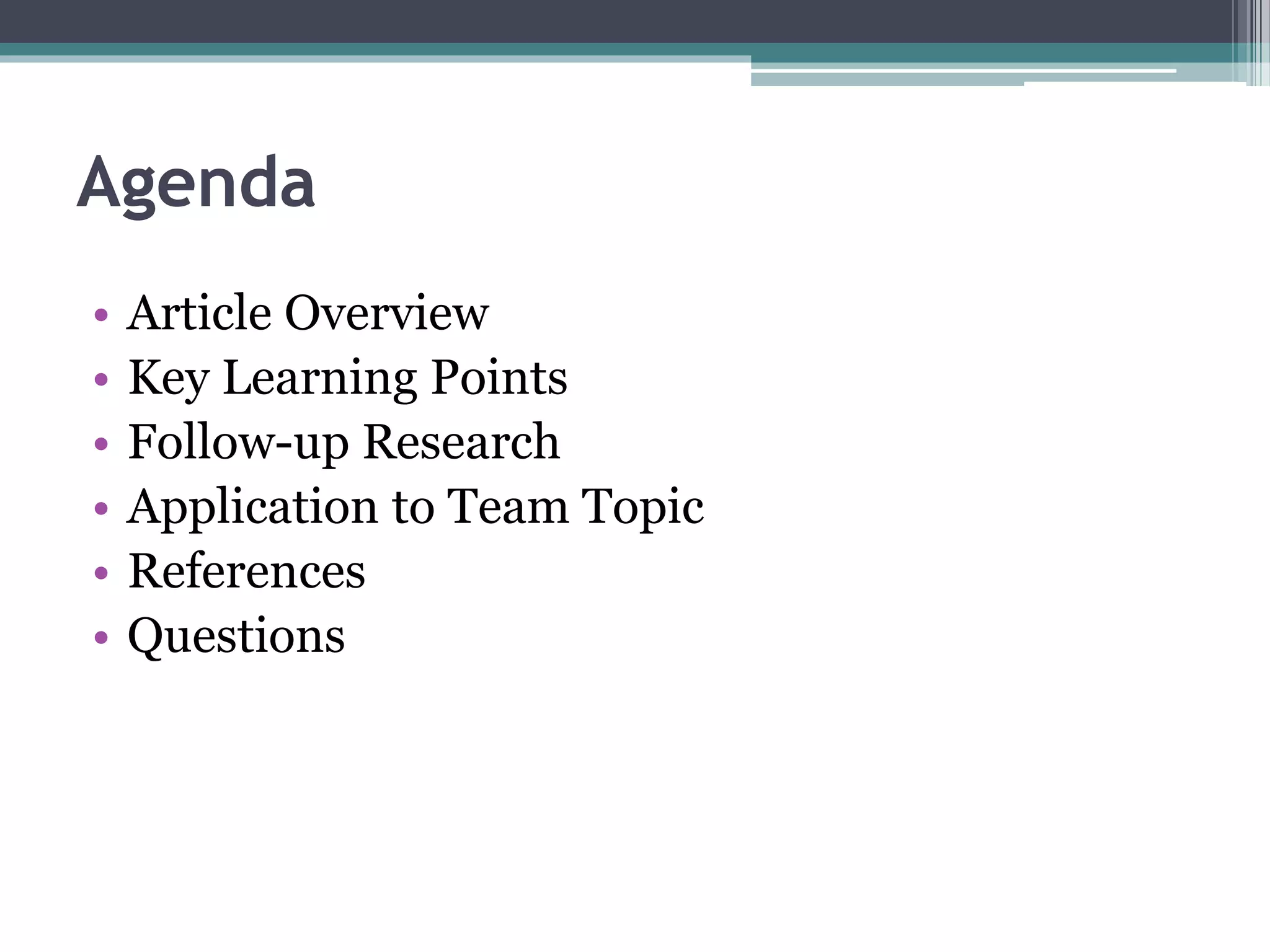 Article Review Presentation | PPTX