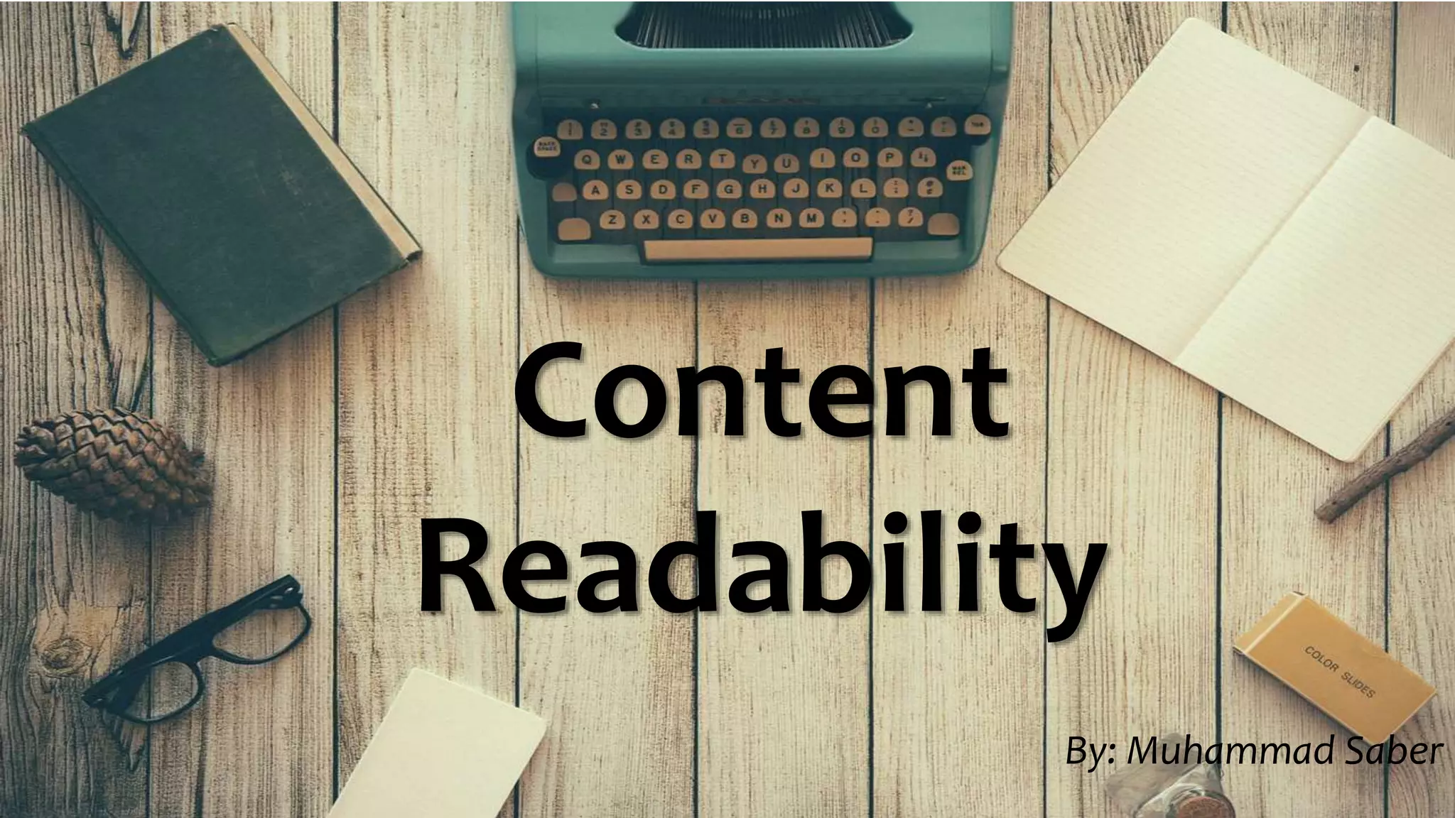 Content-readability | PPTX