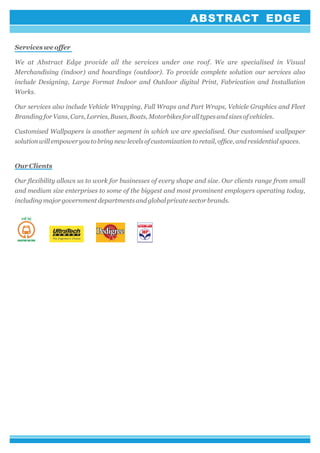 Company Profile - Abstract Edge | PDF