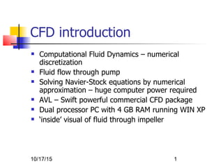 pump cfd | PPT