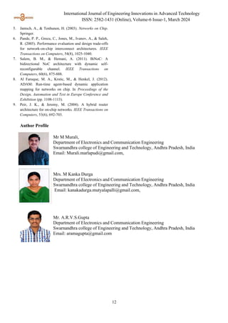 A high-Speed Communication System is based on the Design of a Bi-NoC ...