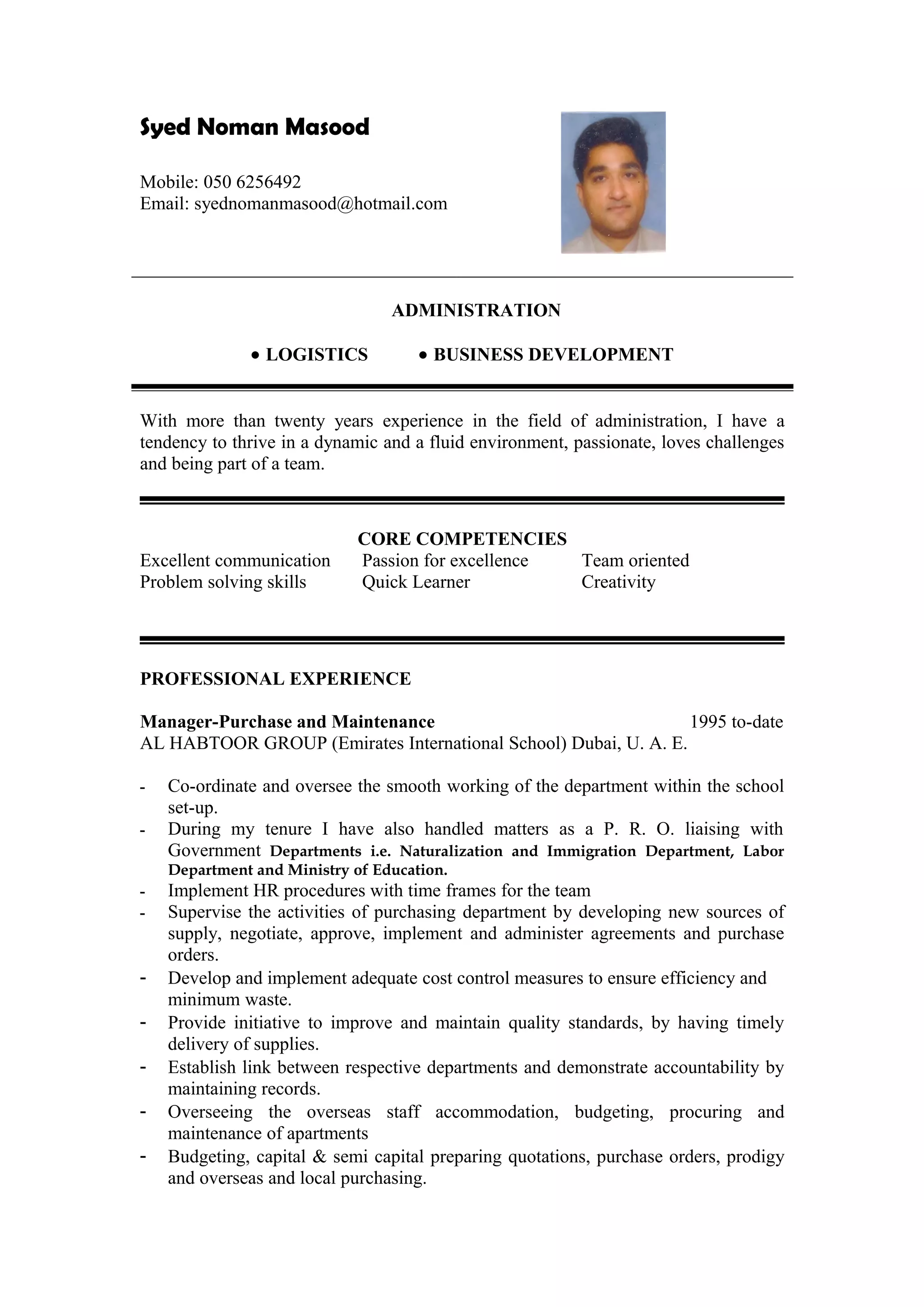 Noman masood CV New | PDF