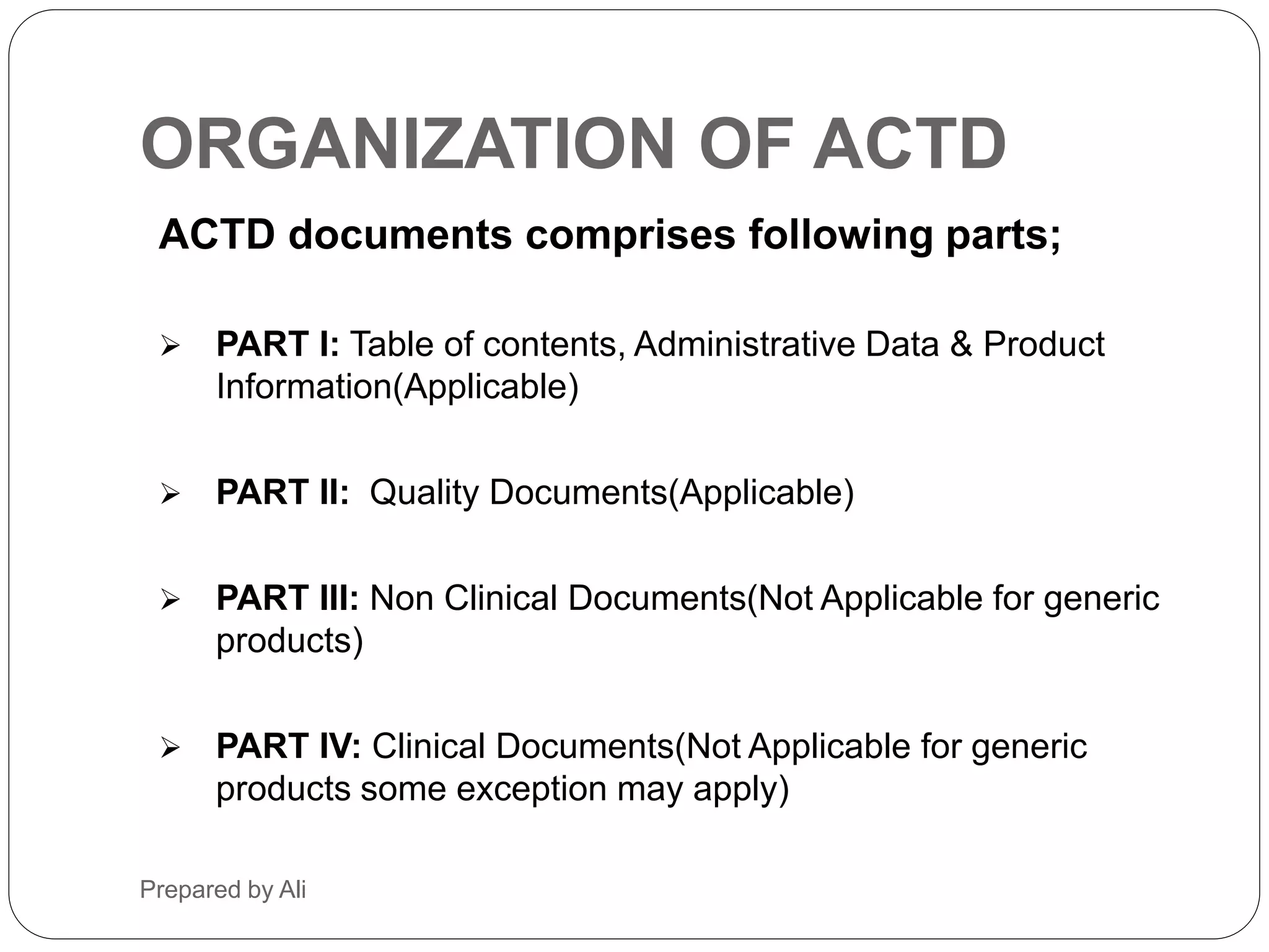 ACTD Guidelines Overview | PDF