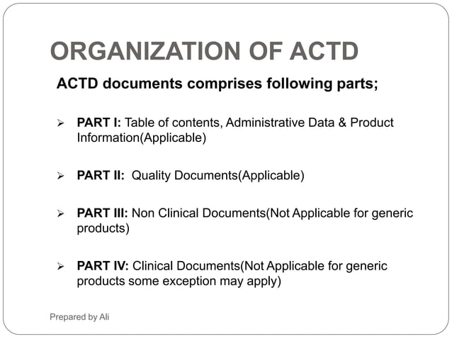 ACTD Guidelines Overview | PDF