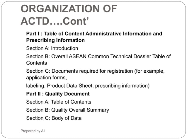 ACTD Guidelines Overview | PDF