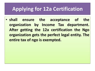 INCOME TAX DEDUCTION U/S 80 G | PPTX