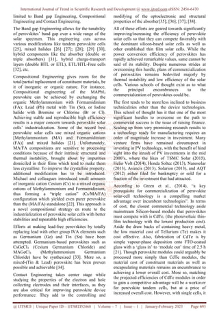 High Efficiency and Thermal Stability A Downright Response to the Commercialization of ...