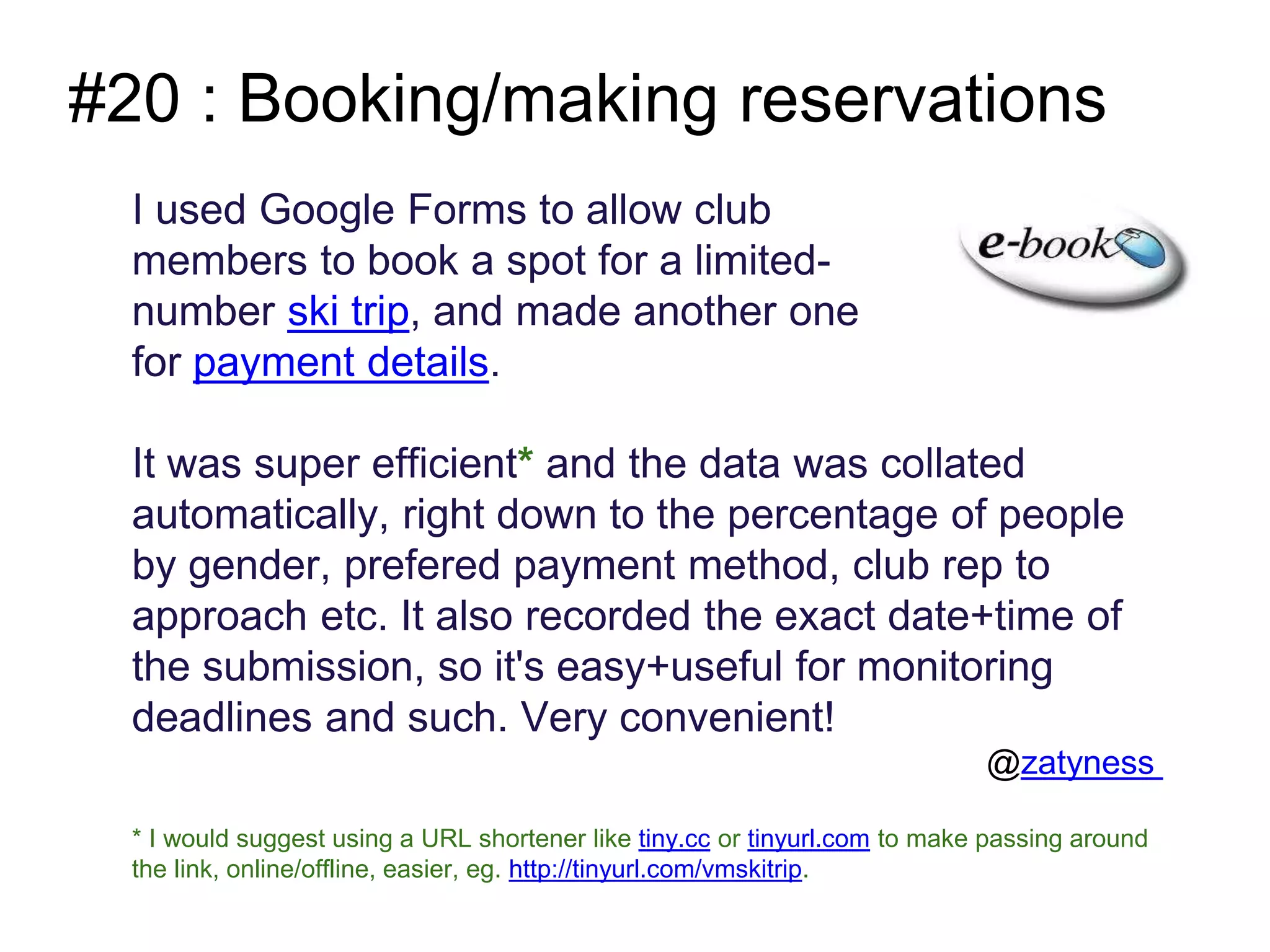 80 interesting ways to use google forms to support learning | PPT