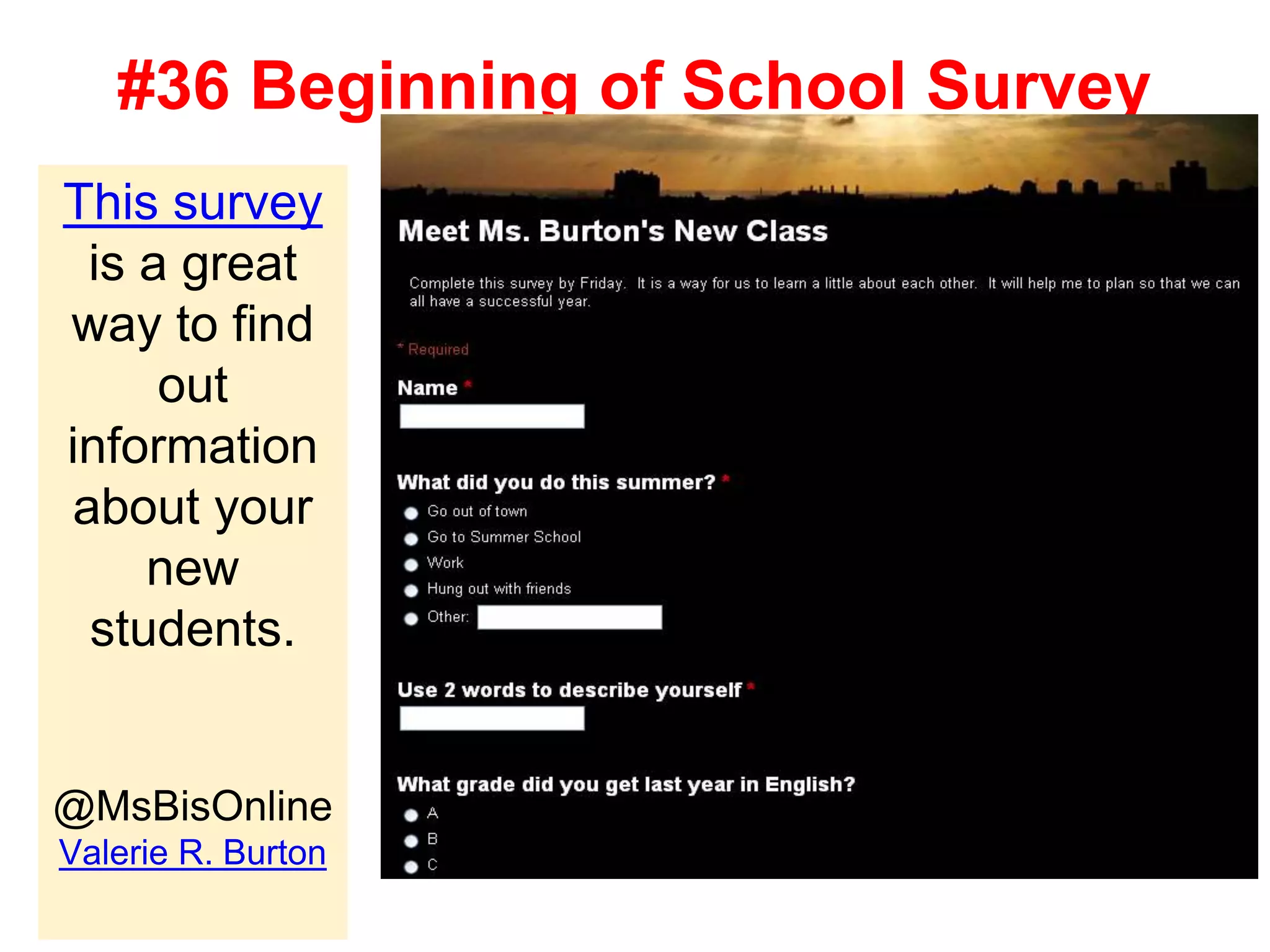 80 interesting ways to use google forms to support learning | PPT