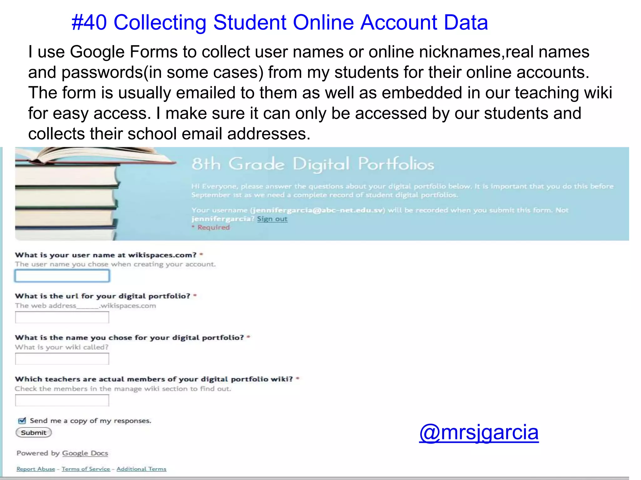 80 interesting ways to use google forms to support learning | PPT