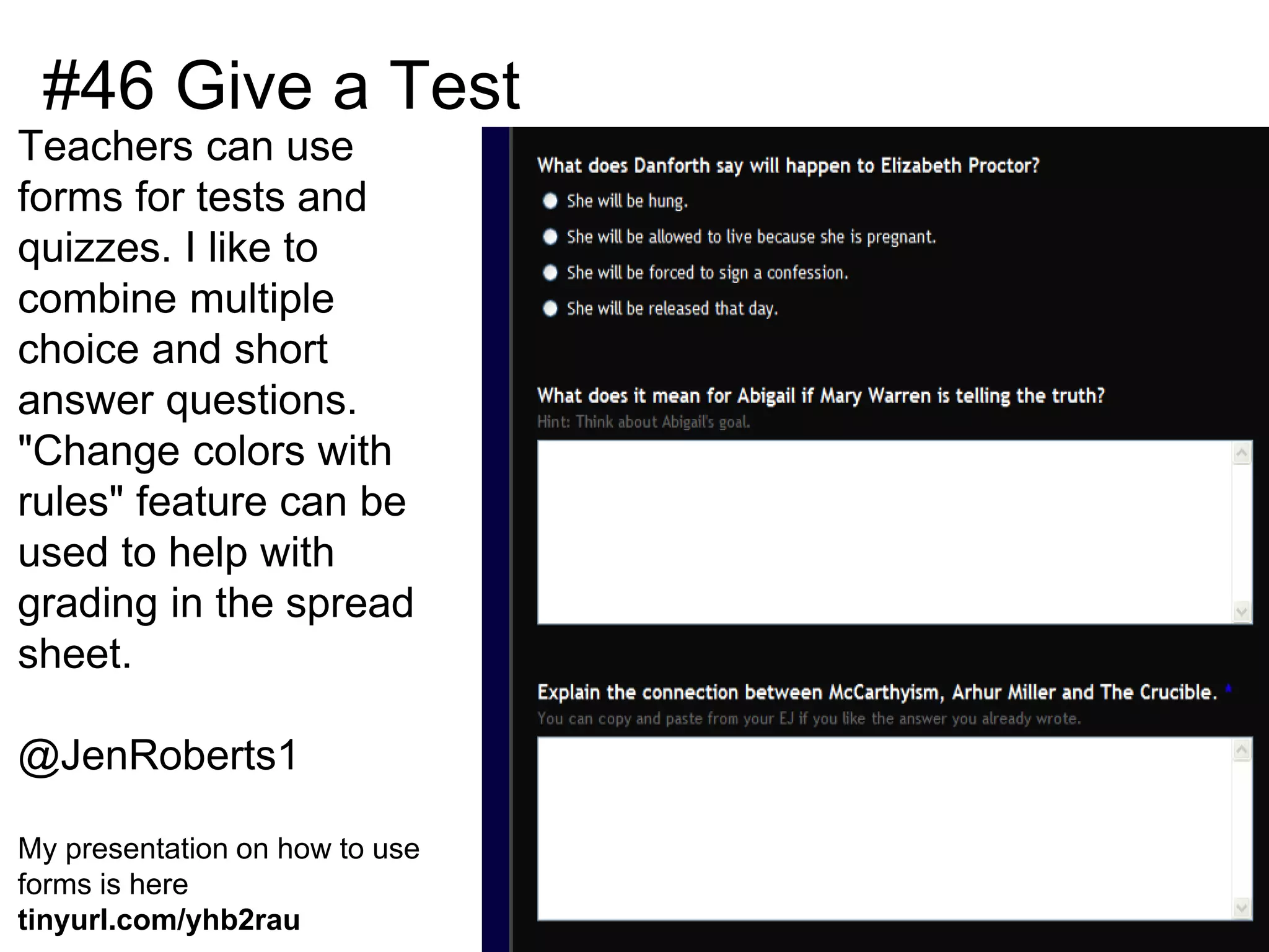 80 interesting ways to use google forms to support learning | PPT
