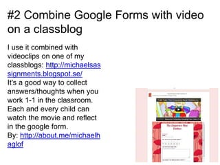 80 interesting ways to use google forms to support learning | PPT