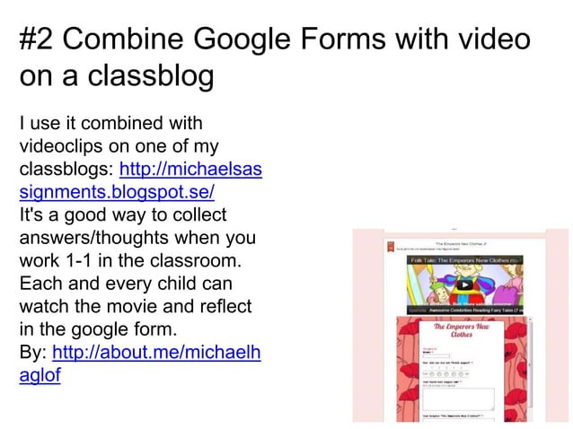80 interesting ways to use google forms to support learning | PPT