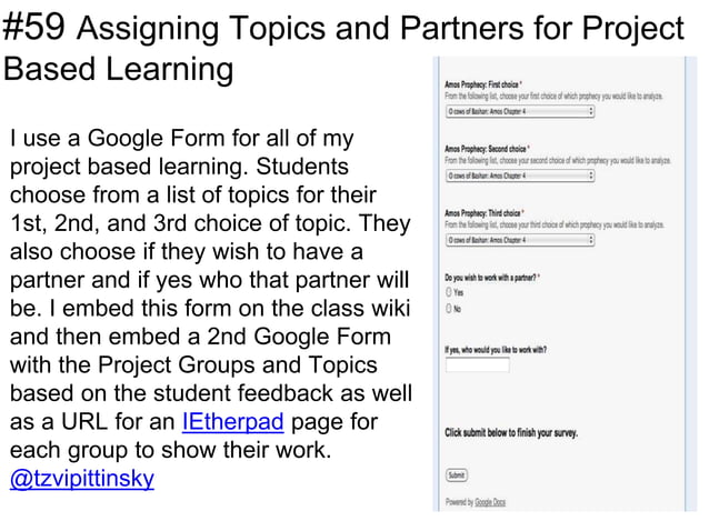 80 interesting ways to use google forms to support learning