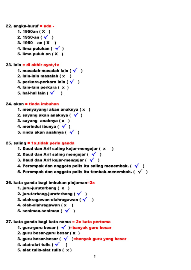 80 kesalahan tatabahasa | DOC