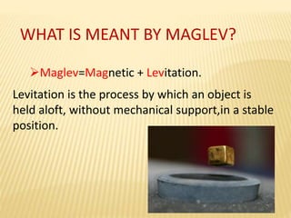 80 maglev 1 | PPTX | Track and Field | Sports