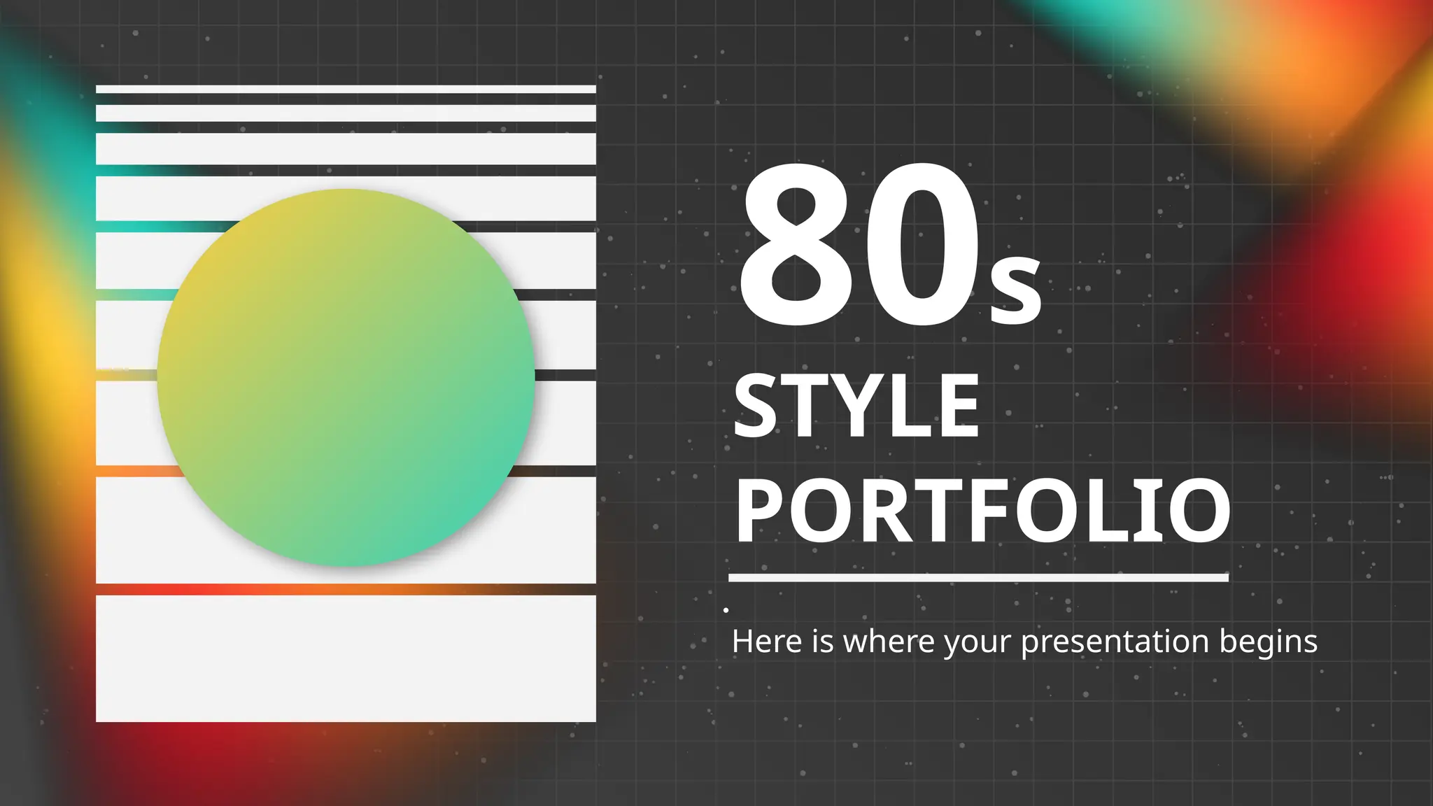 80s Style Portfolio - modelo anos 80.pptx