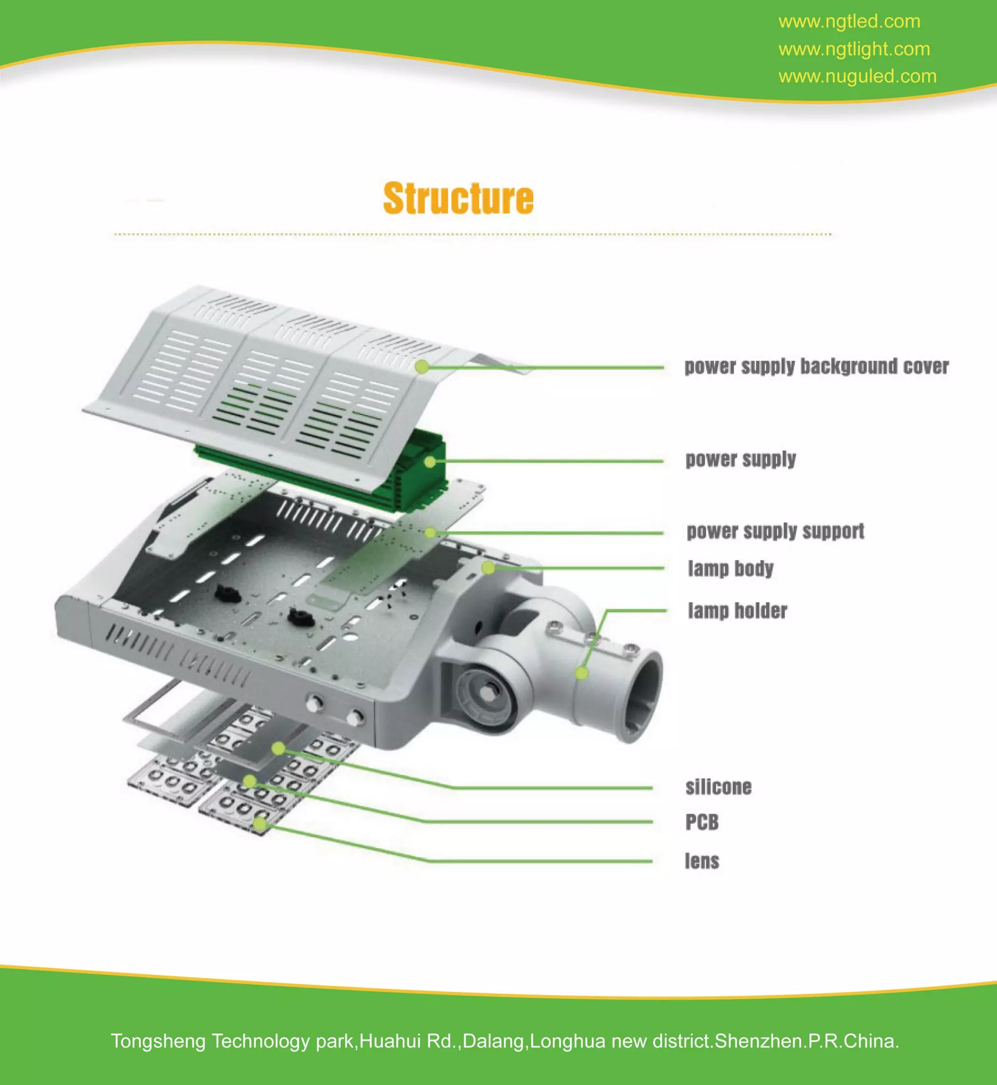 80W LED Street Light parameter | PDF | Free Download