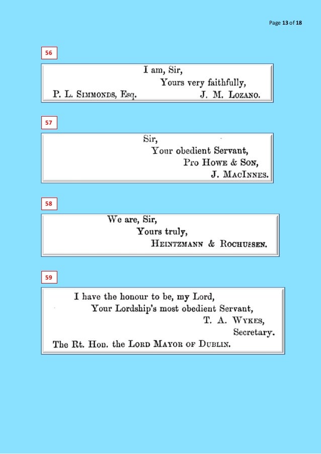 The Amazing 1800s 80 Ways To Sign Off Your Business Letter The Amazing 1800s 80 Ways To Sign Off Your Business Letter