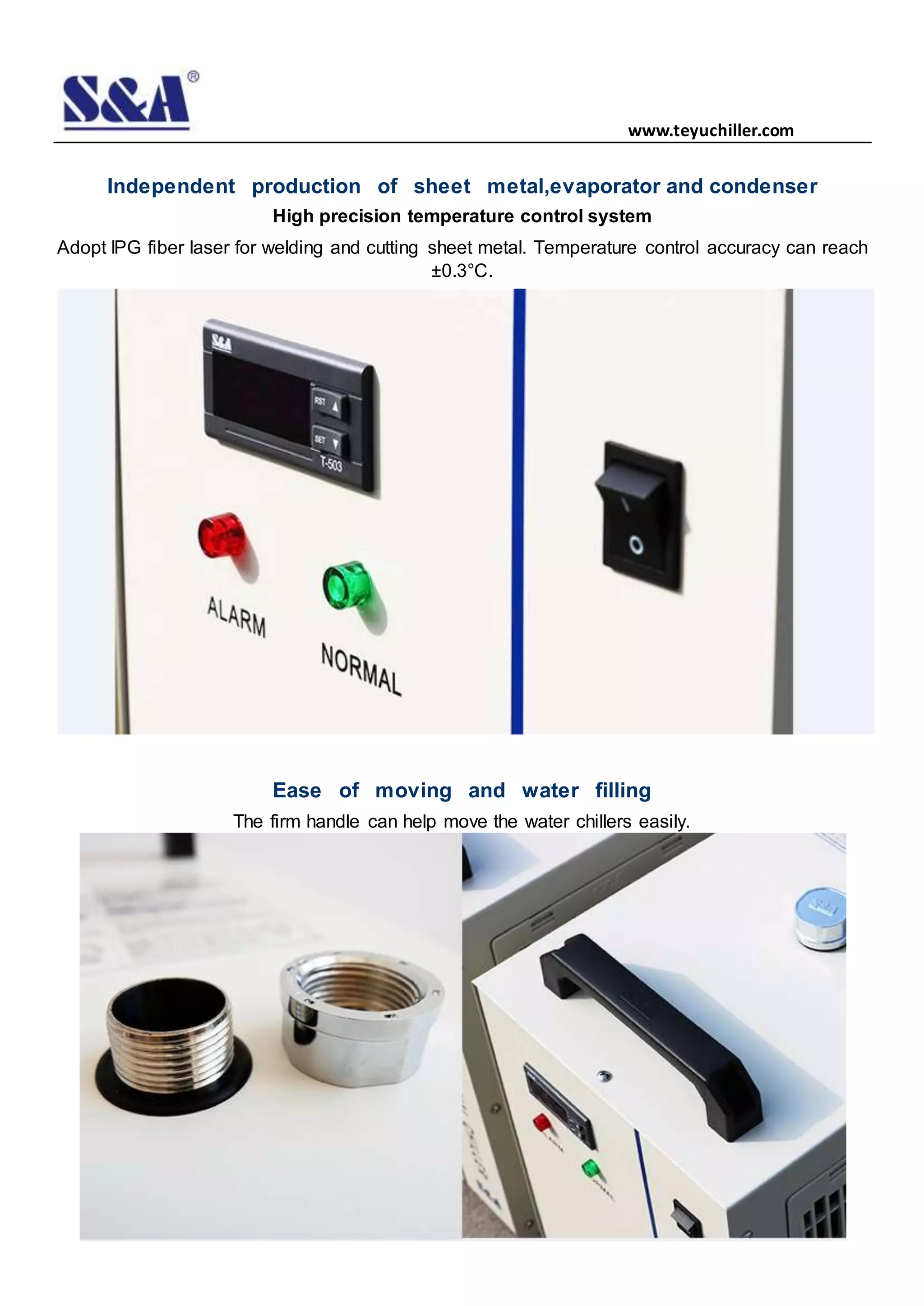 80 w co2 laser chillers 800w cooling capacity 220v100v 50hz60hz cw-5000 ...