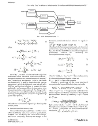 Face Pose Classification Method using Image Structural Similarity Index | PDF