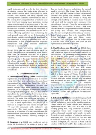 Experimental Study on use of Crushed Rock Powder as Partial Replacement ...