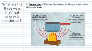 Heat in the Atmosphere Notes | PPTX