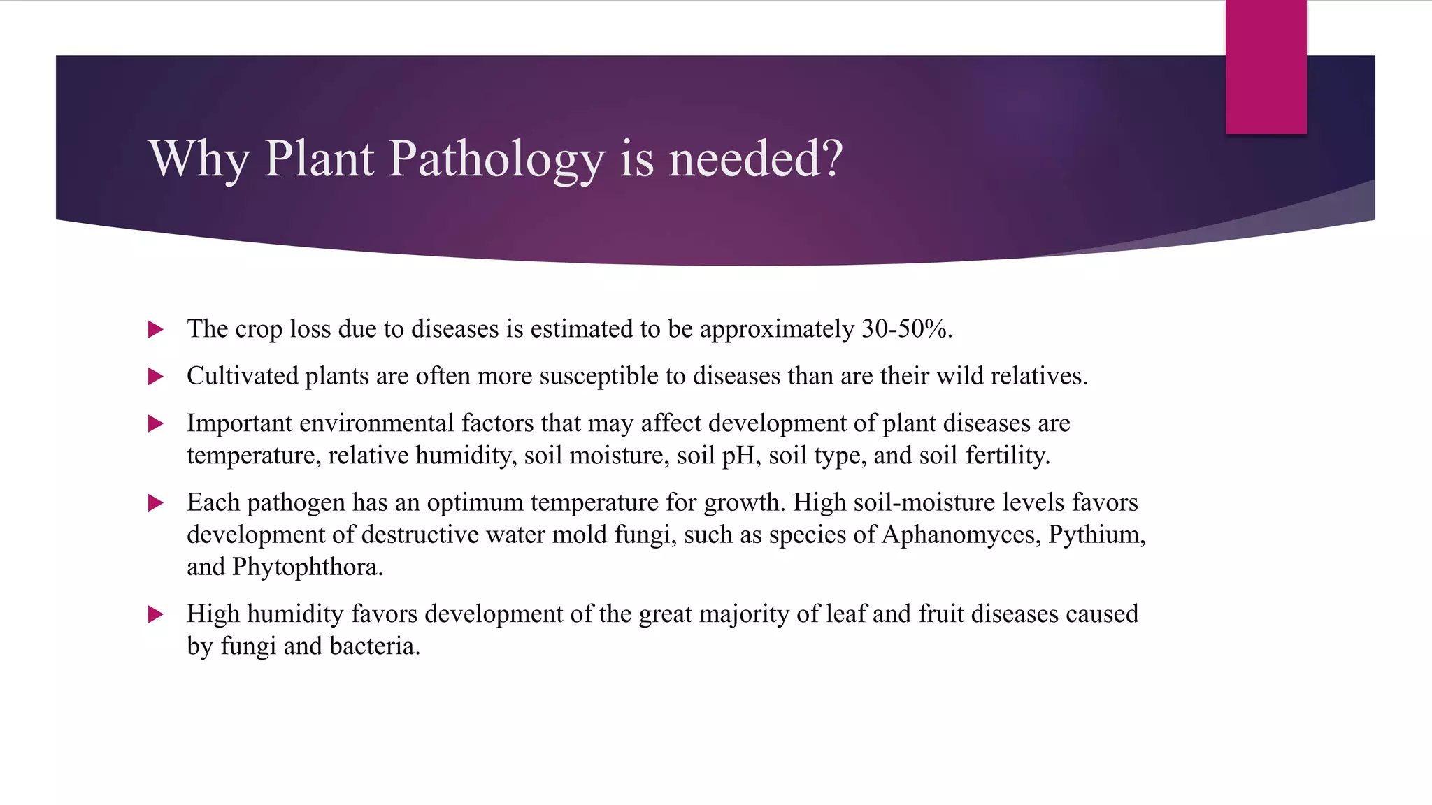 Scope of Plant Pathology | PPTX