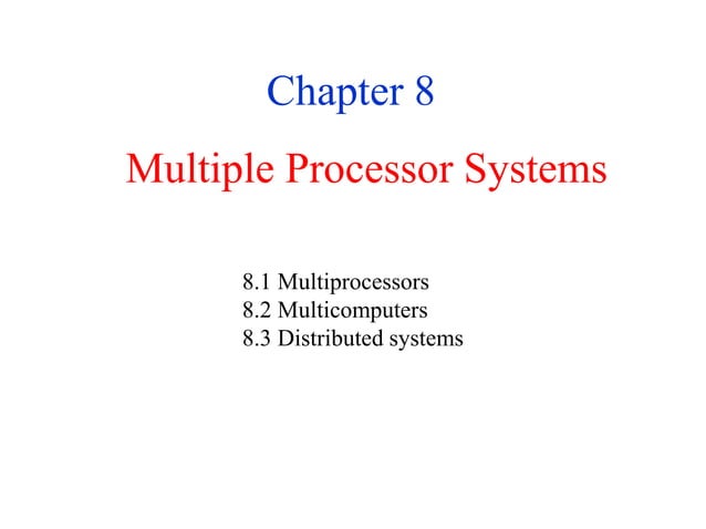 multiprocessor _system _presentation.ppt