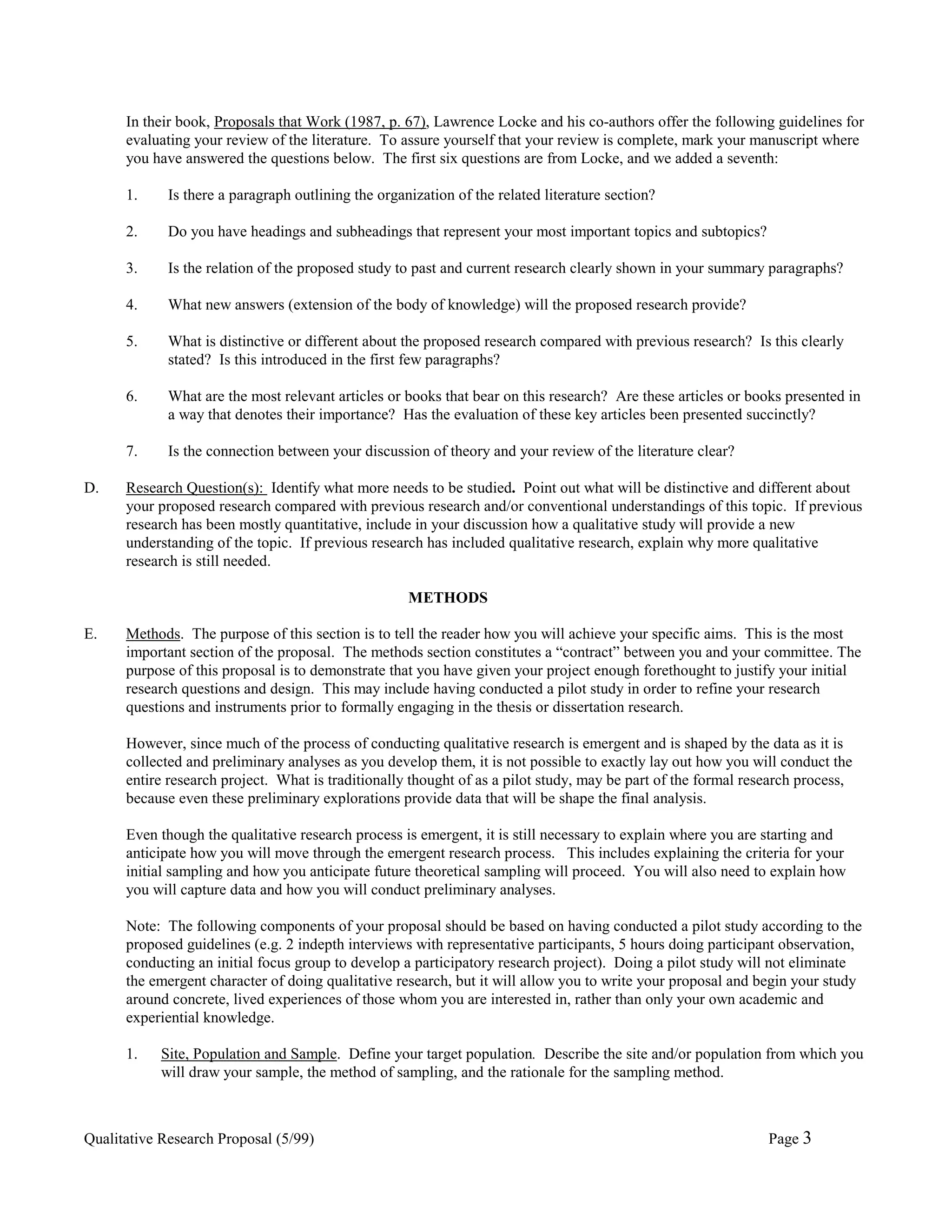 8 1 proposal-guidelines-qualitative-reserach | PDF | Educational Assessment | Education