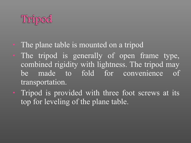 PLANE TABLE SURVEYING | PPT | Science