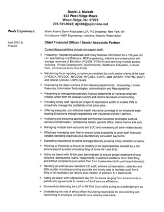 Resume - Daniel J. Mulcair.PDF