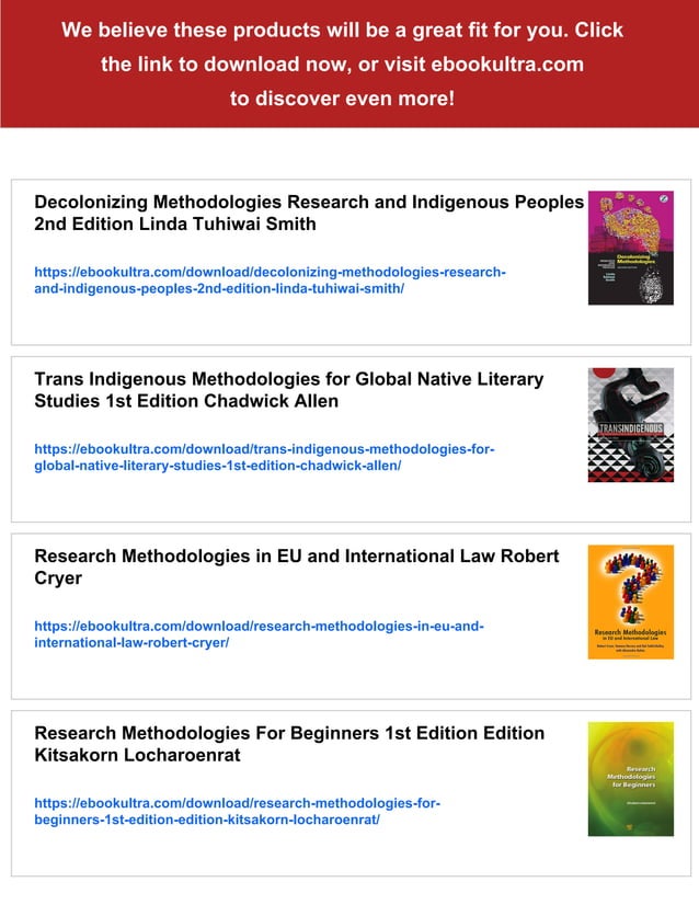 Indigenous Research Methodologies Bagele Chilisa | PDF