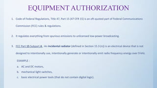 FCC REGULATIONS | PPTX