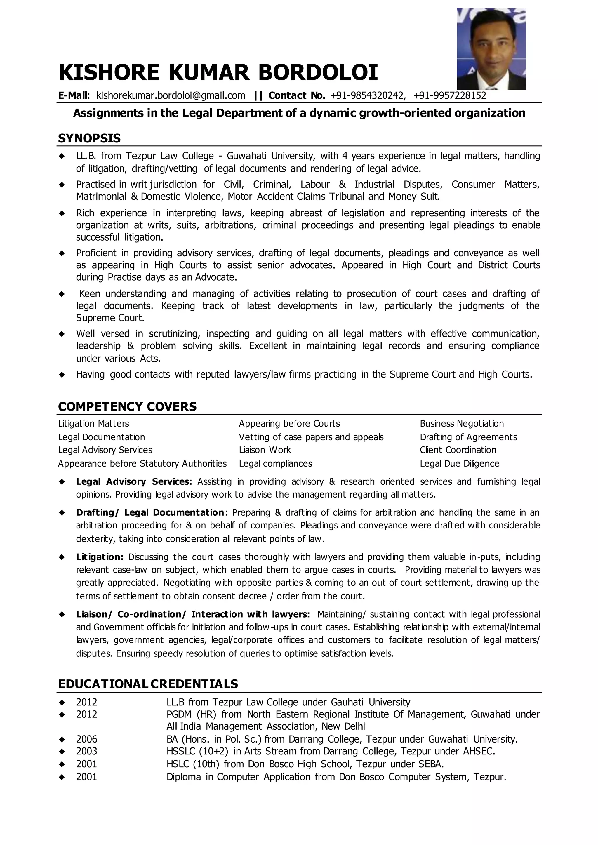 resume_kishore_-2 | DOCX