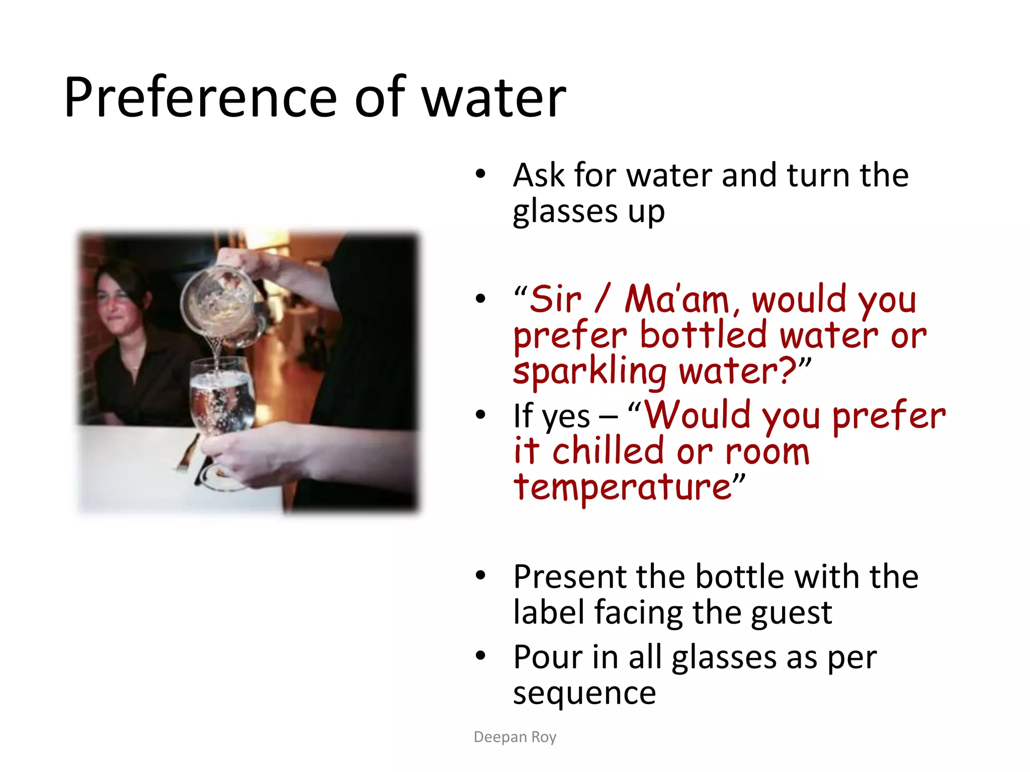 Sequence of service | PPTX