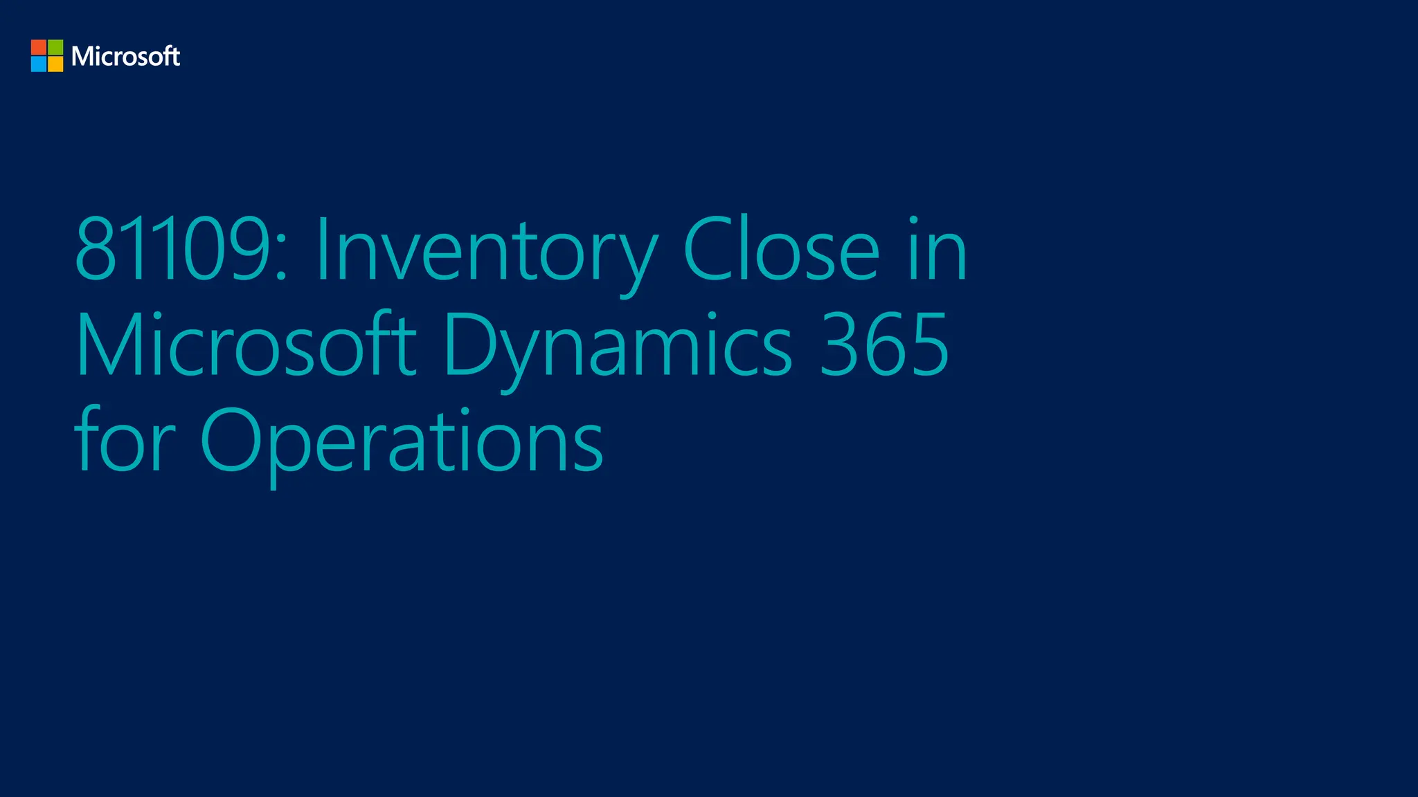 Inventory closing Microsoft Dynamics 365.pptx