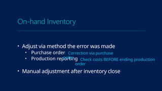 Inventory closing Microsoft Dynamics 365.pptx | Business | Business and ...