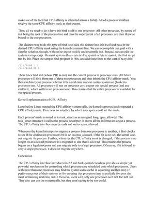 cpu-affinity | PDF