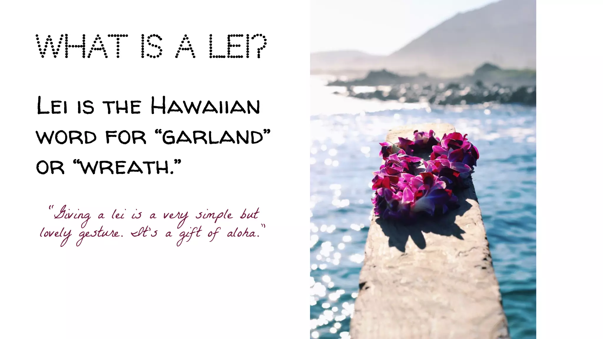 Lei Making Event | PDF
