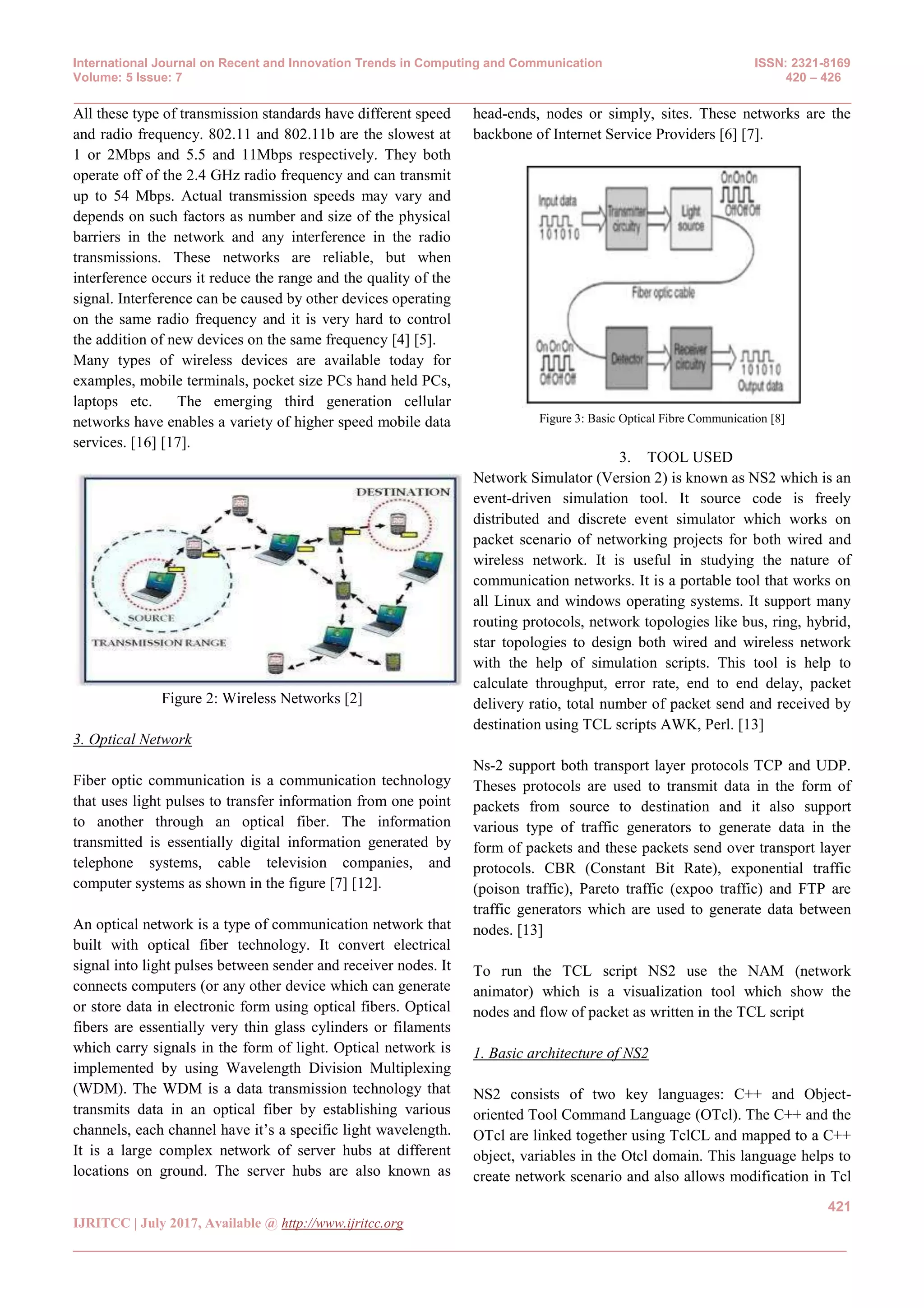 Performance Analysis of Wired, Wireless and Optical Network using NS2 | PDF | Computer ...