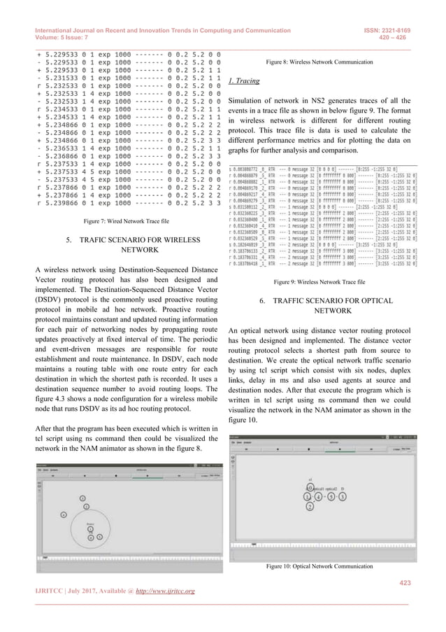 Performance Analysis of Wired, Wireless and Optical Network using NS2 | PDF | Computer ...