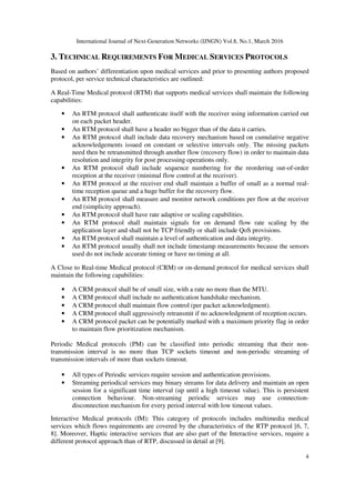 PROPOSED TRANSPORT PROTOCOLS SUITE FOR WIRELESS MEDICAL BODY AREA ...